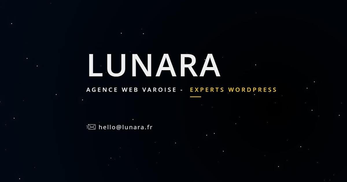 Lunara - Agence Web Varoise